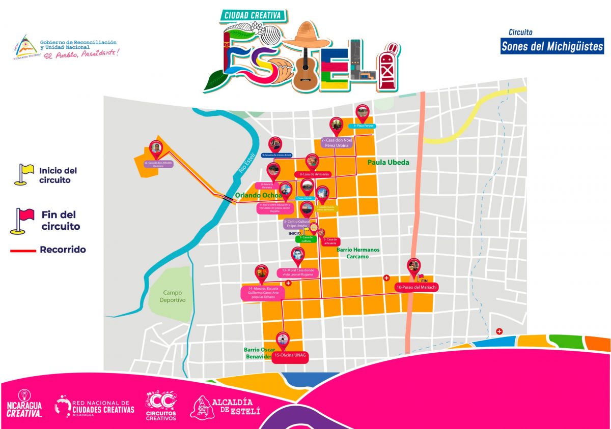 Circuito creativo Estelí - Mapa Nacional de Turismo